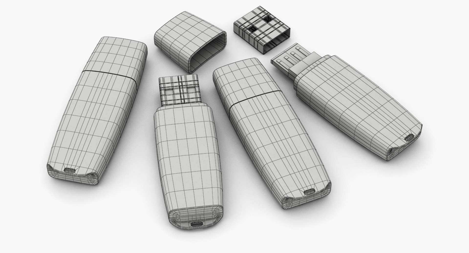 Usb Flash Drive 3D Model - TurboSquid 1246151