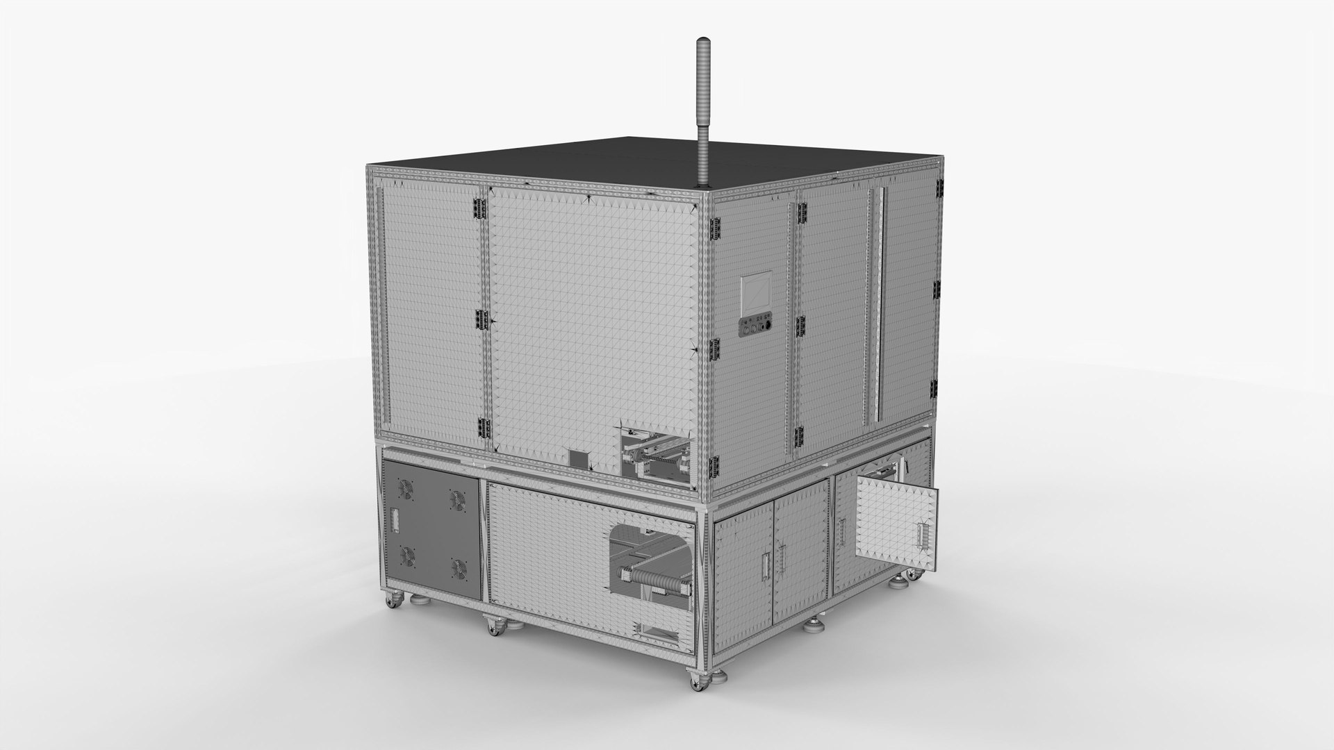 Automatic Tray Feeding and Assembly Line 3D model - TurboSquid 1972492