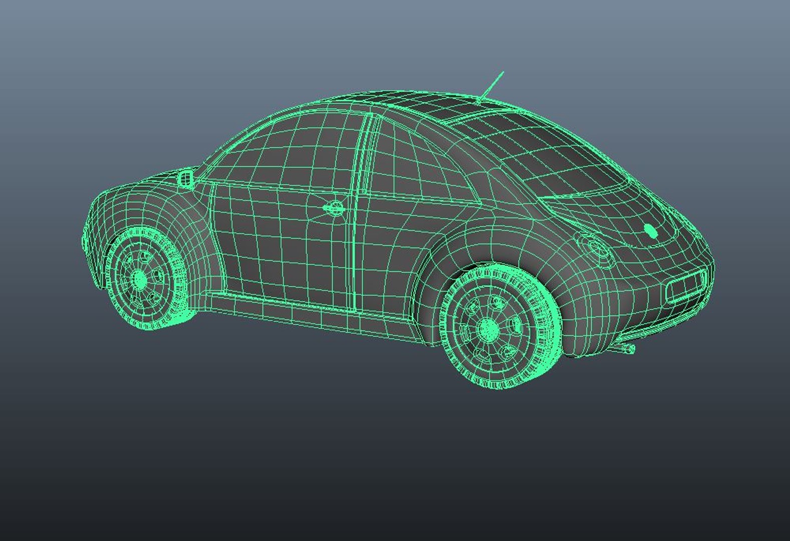 3D Beetel Car - TurboSquid 1442951