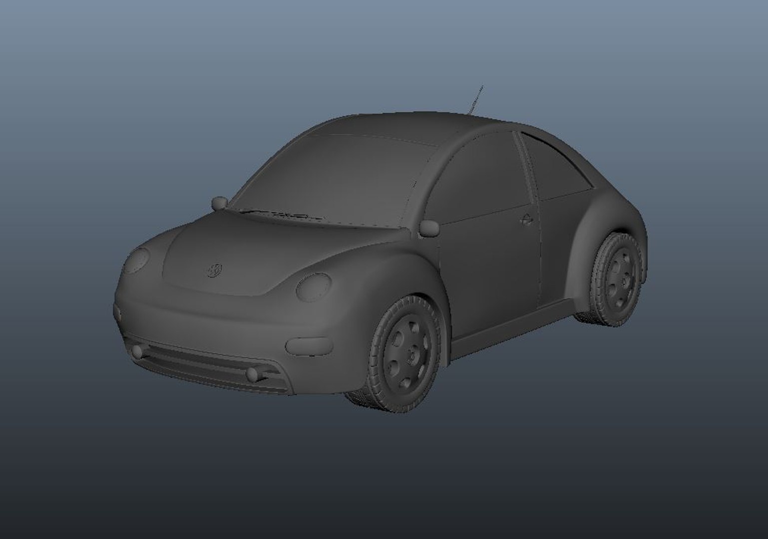 3D Beetel Car - TurboSquid 1442951