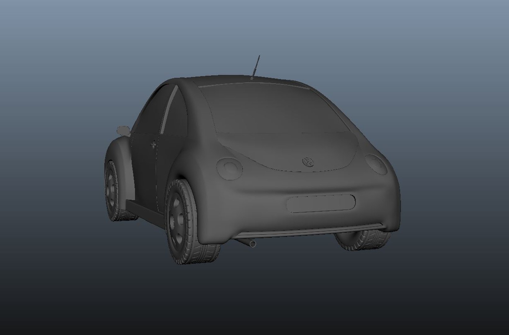3D Beetel Car - TurboSquid 1442951
