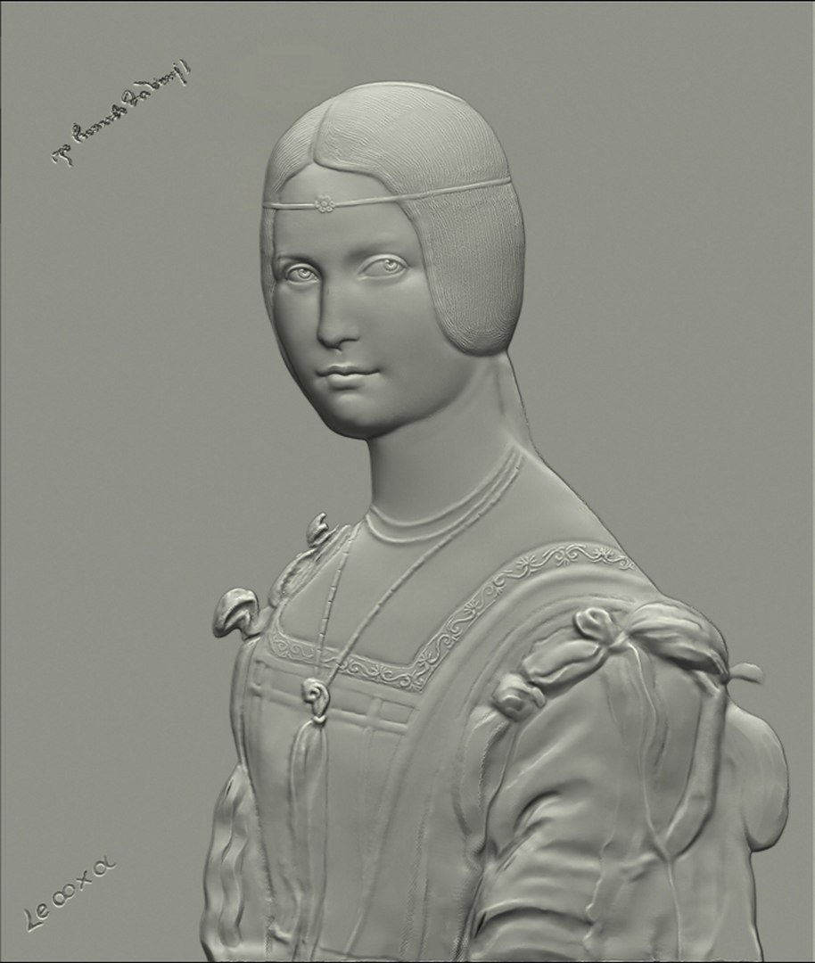3D Original Belle Leonardo Da Model - TurboSquid 1559069