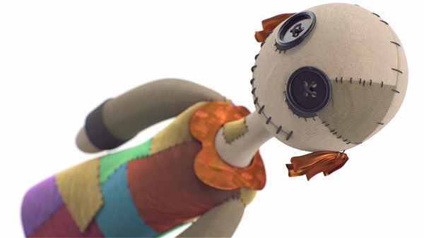 modelo 3d Creepy home made doll - TurboSquid 1979761