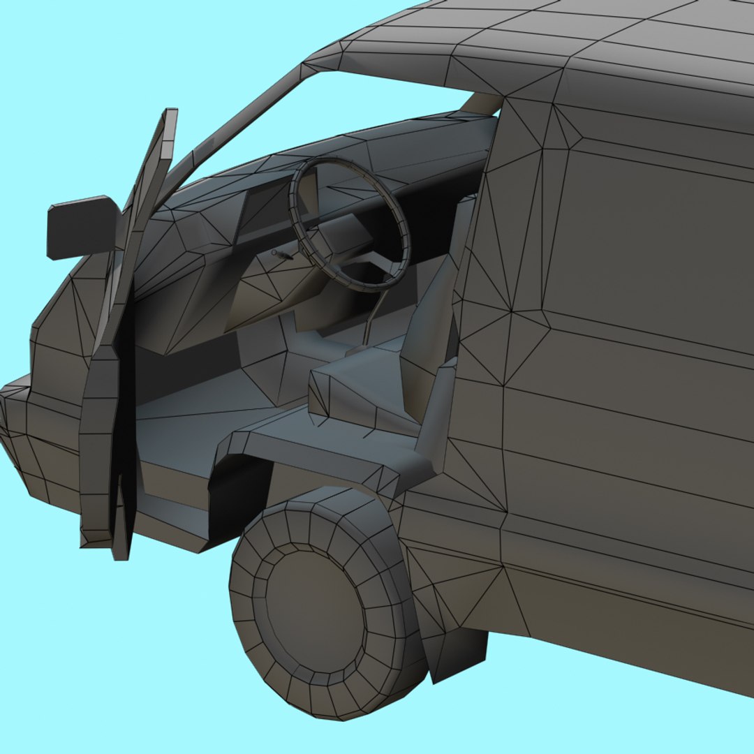 3d Model City Van