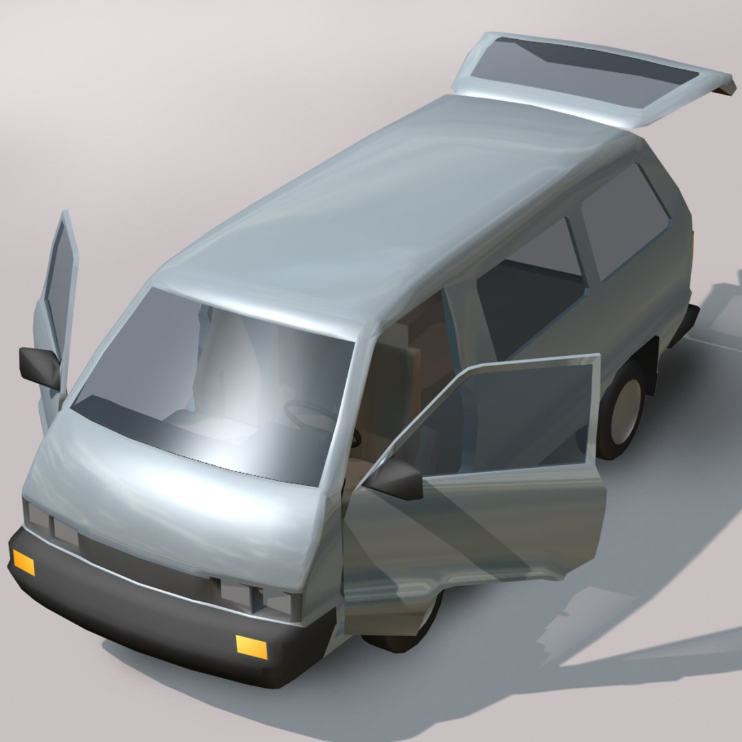 3d Model City Van