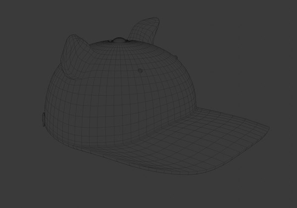 Brown cap with ears model - TurboSquid 1893228