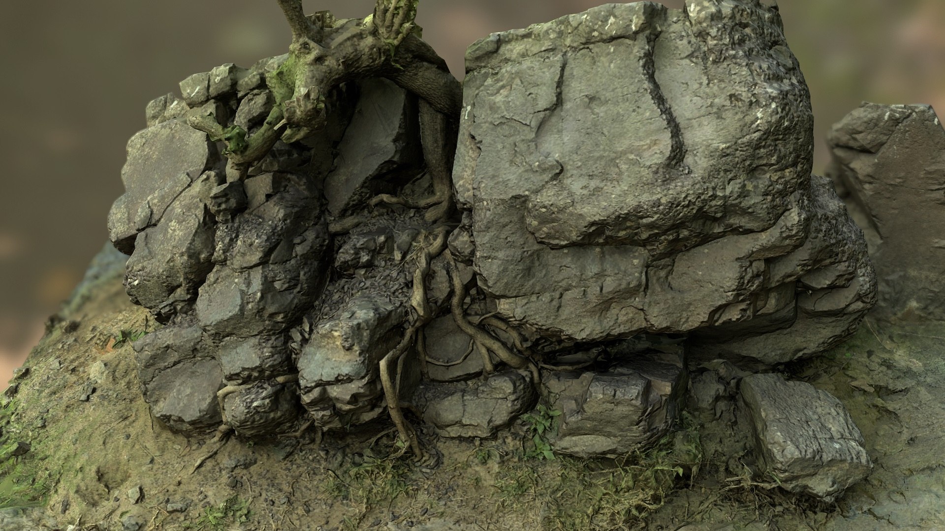 Rock Fragment 1 3D Model - TurboSquid 1161275