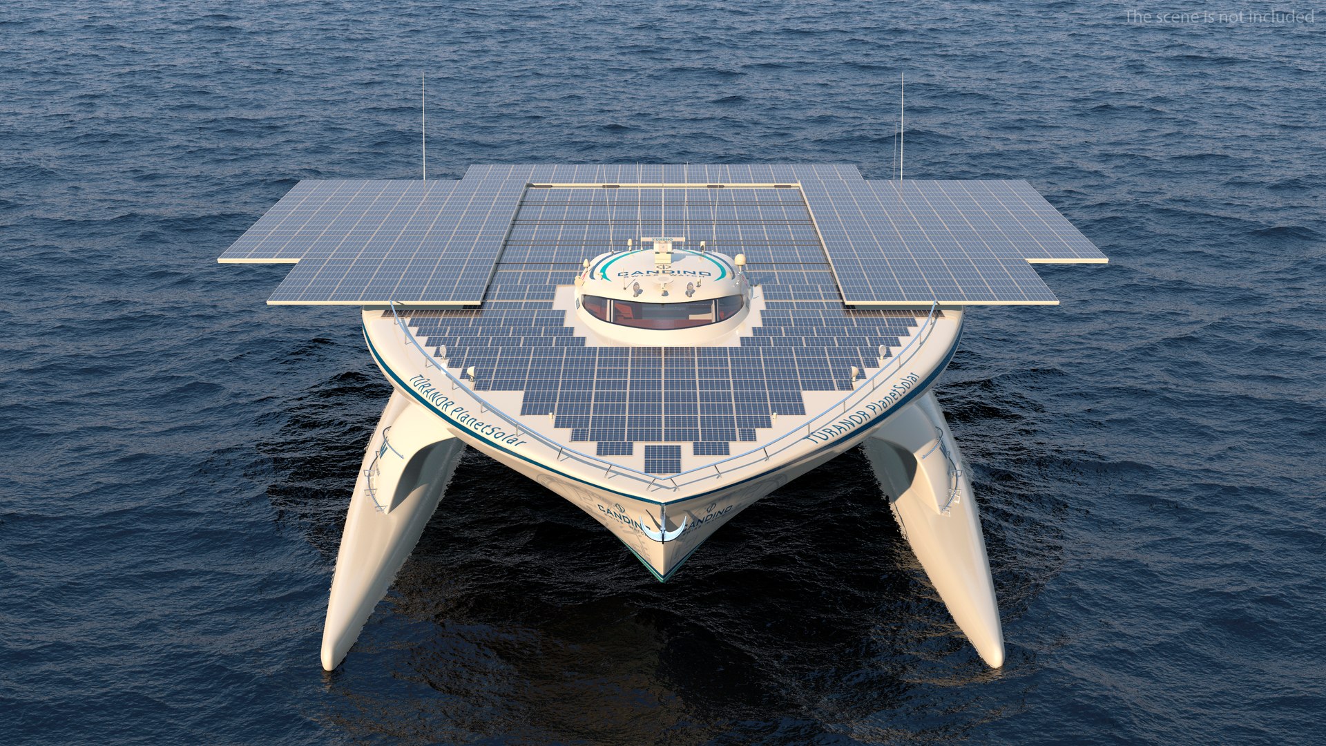 3D PlanetSolar Boat Simple Interior Rigged - TurboSquid 2121900