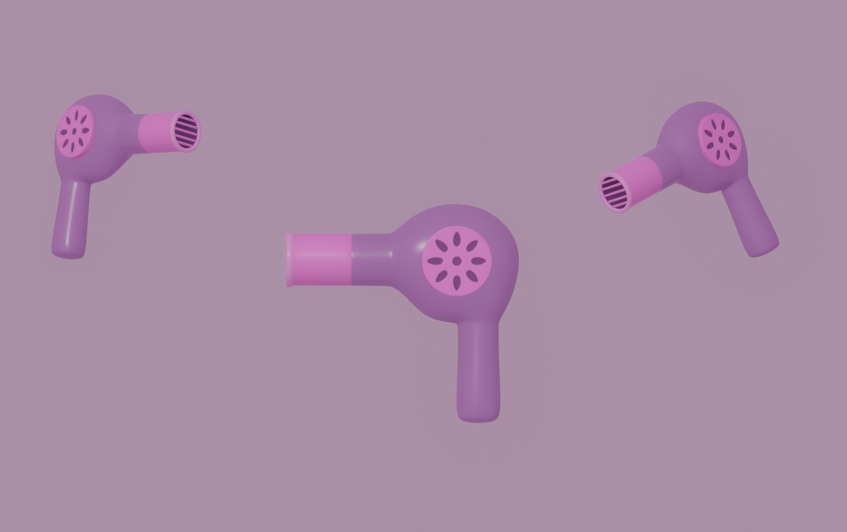 Toon Hair Dryer 3D - TurboSquid 2045311