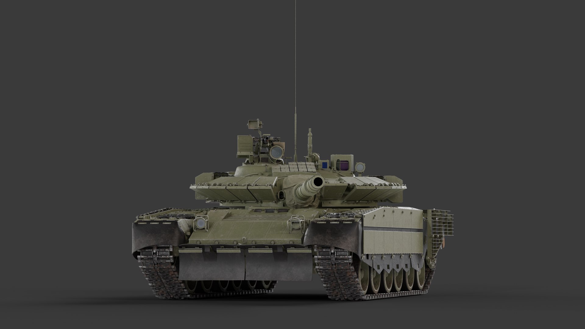 modelo 3d Tanque de batalla principal ruso T-80BVM - TurboSquid 2115221