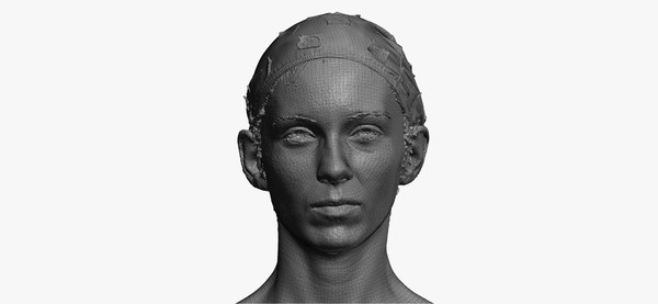 Athena human head concept 3D model - TurboSquid 1665943