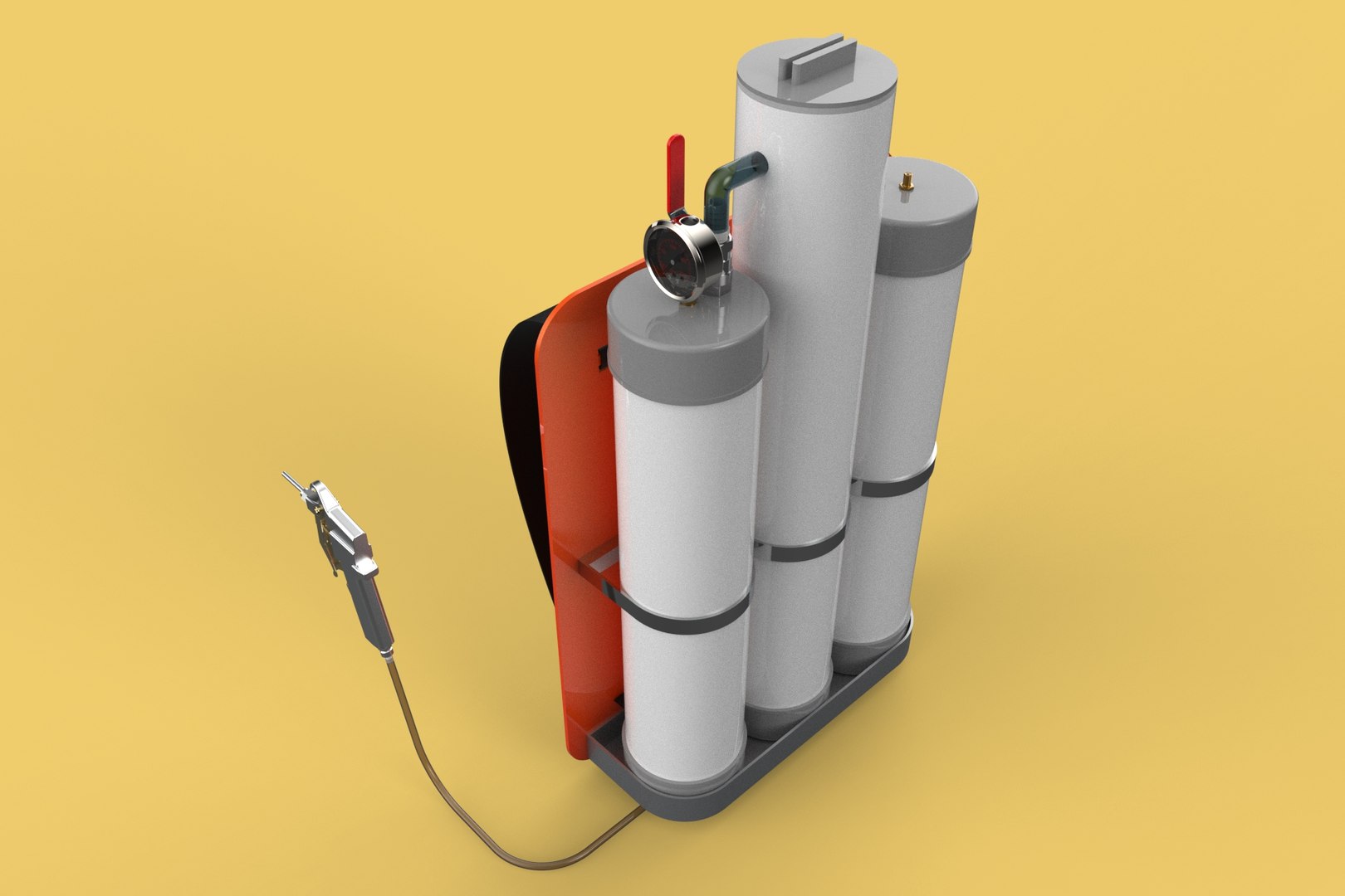 3D MULTIPURPOSE SPRAYER AIR COMPRESSOR KNAPSACK BACKPACK PORTABLE Model ...