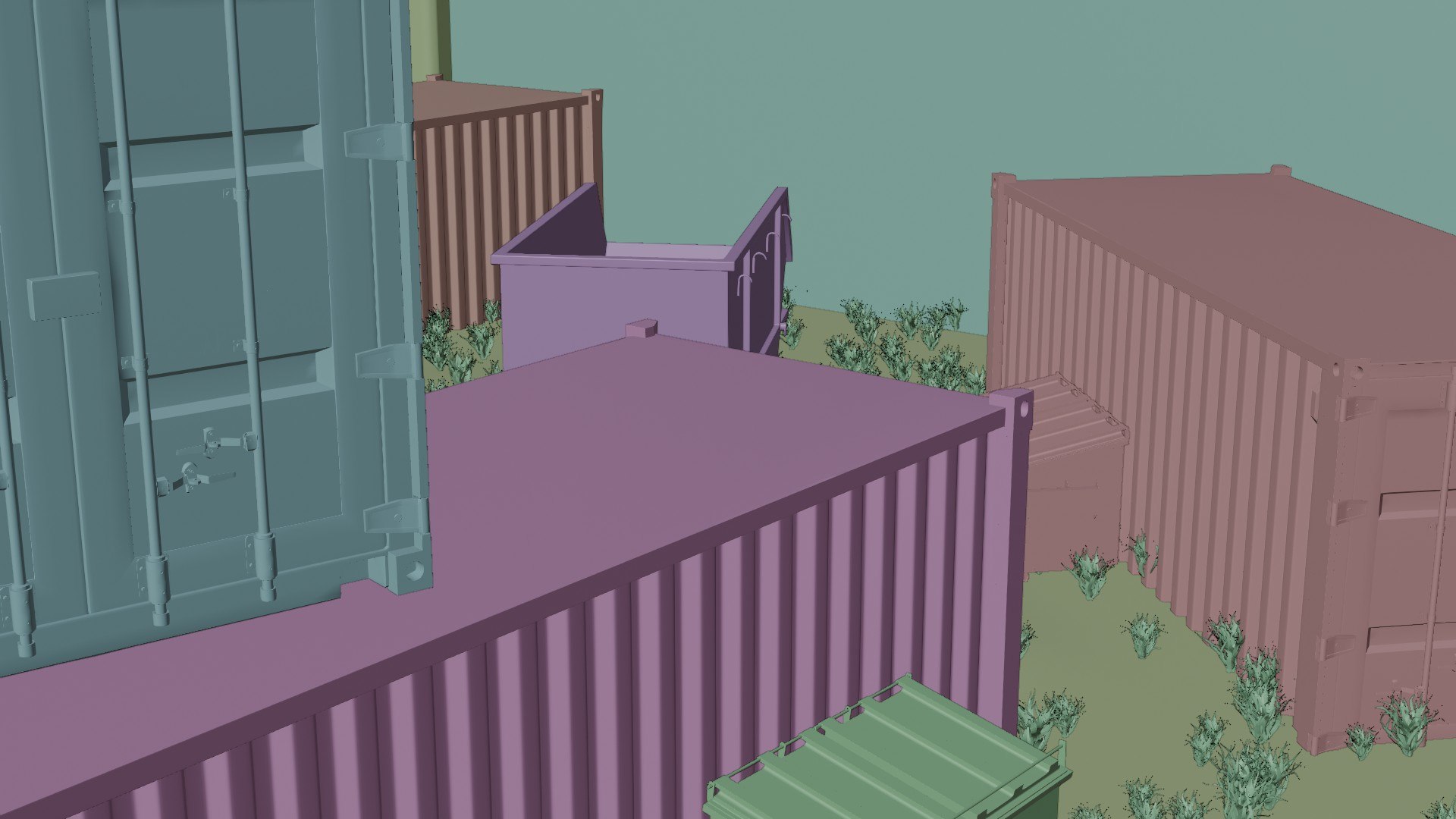 3D Videogame Map Model - TurboSquid 2030000