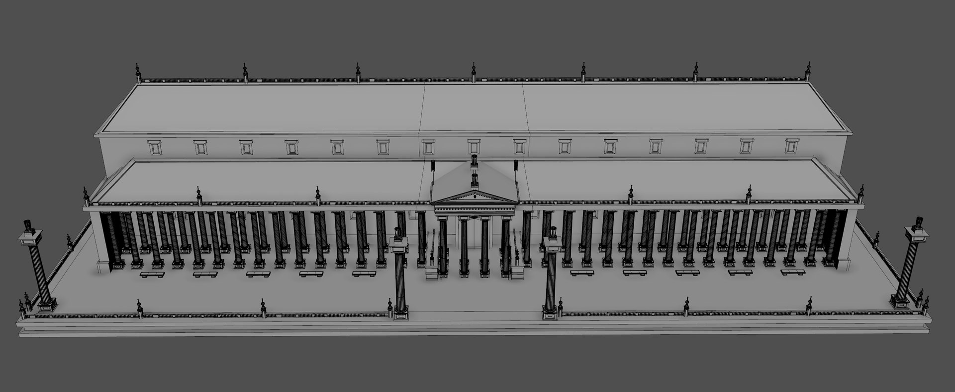 3D Model Ancient Roman Building - TurboSquid 2319182