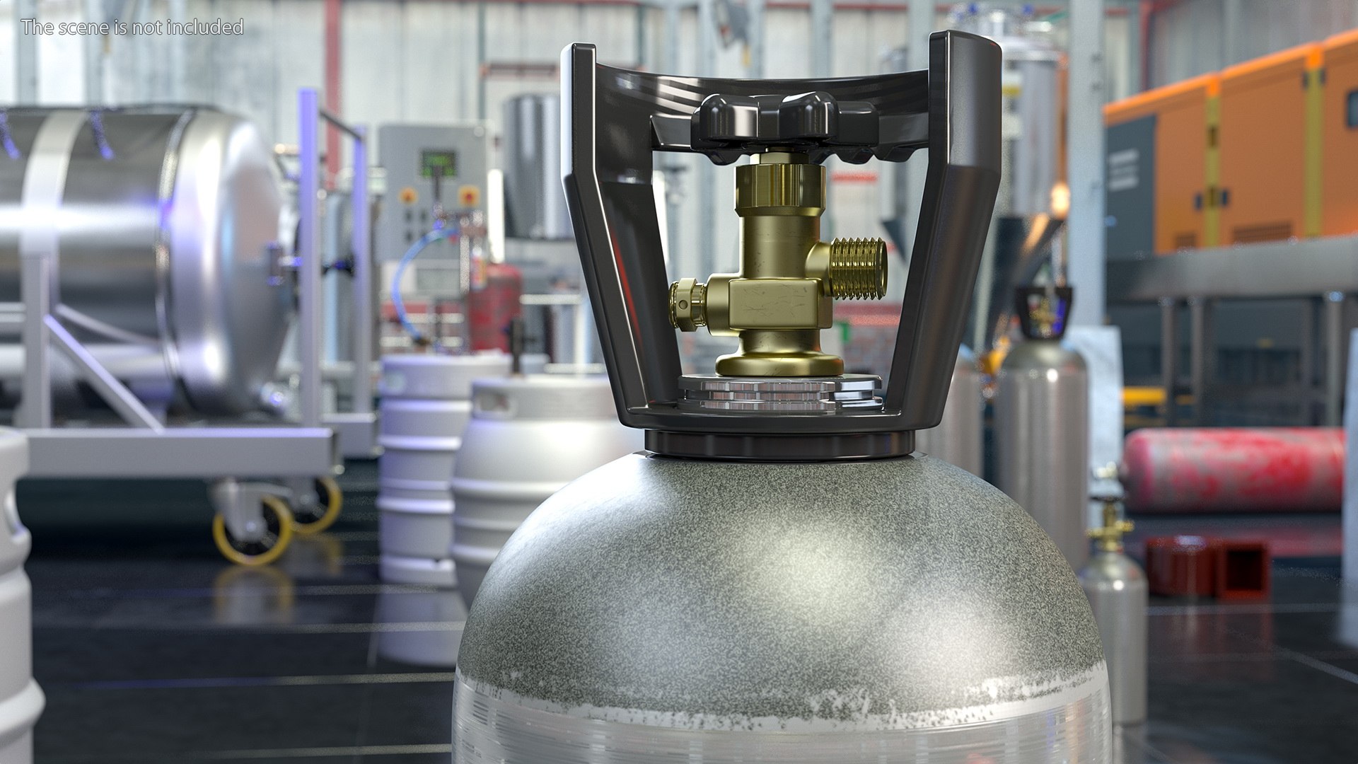 3D Beverage Gas Supplies Cylinder Model - TurboSquid 1622301