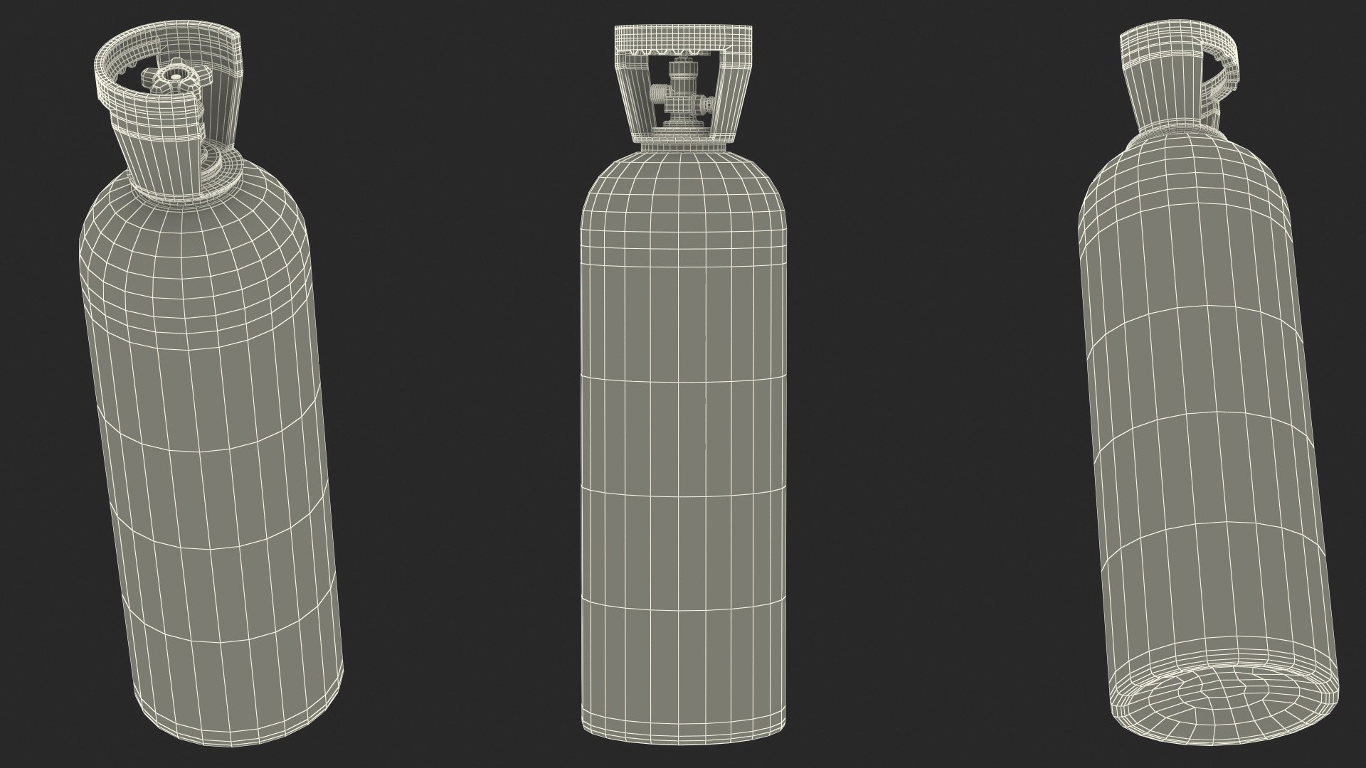 3D Beverage Gas Supplies Cylinder Model - TurboSquid 1622301