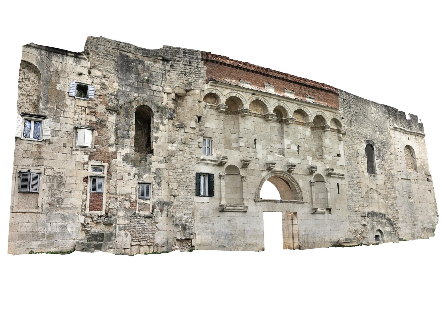 3D model Ancient Walls Architecture 16K - TurboSquid 2131699
