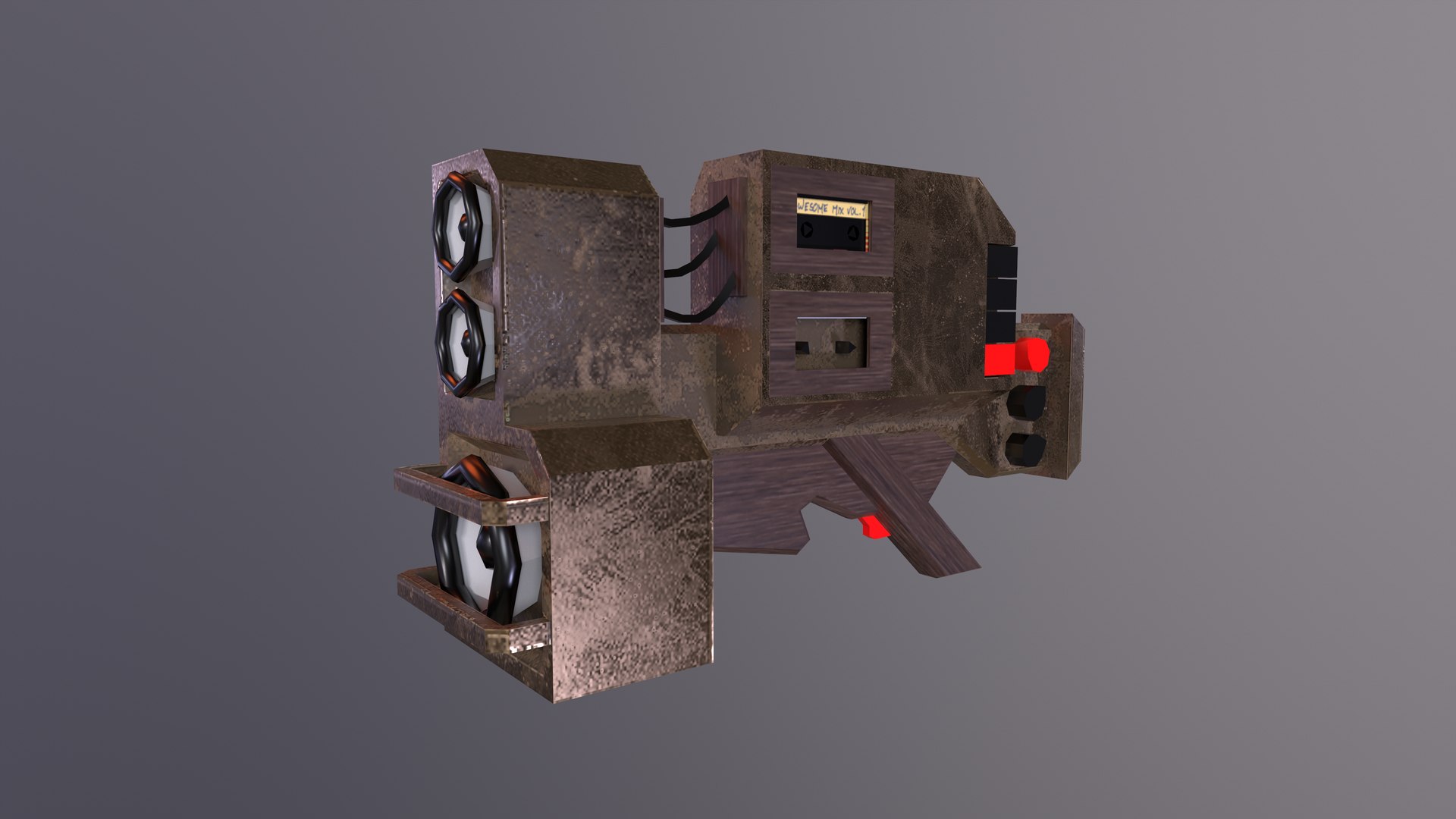 Dubstep Gun Sci Fi Game Ready Low Poly Pbr 3D Model - TurboSquid 1785133