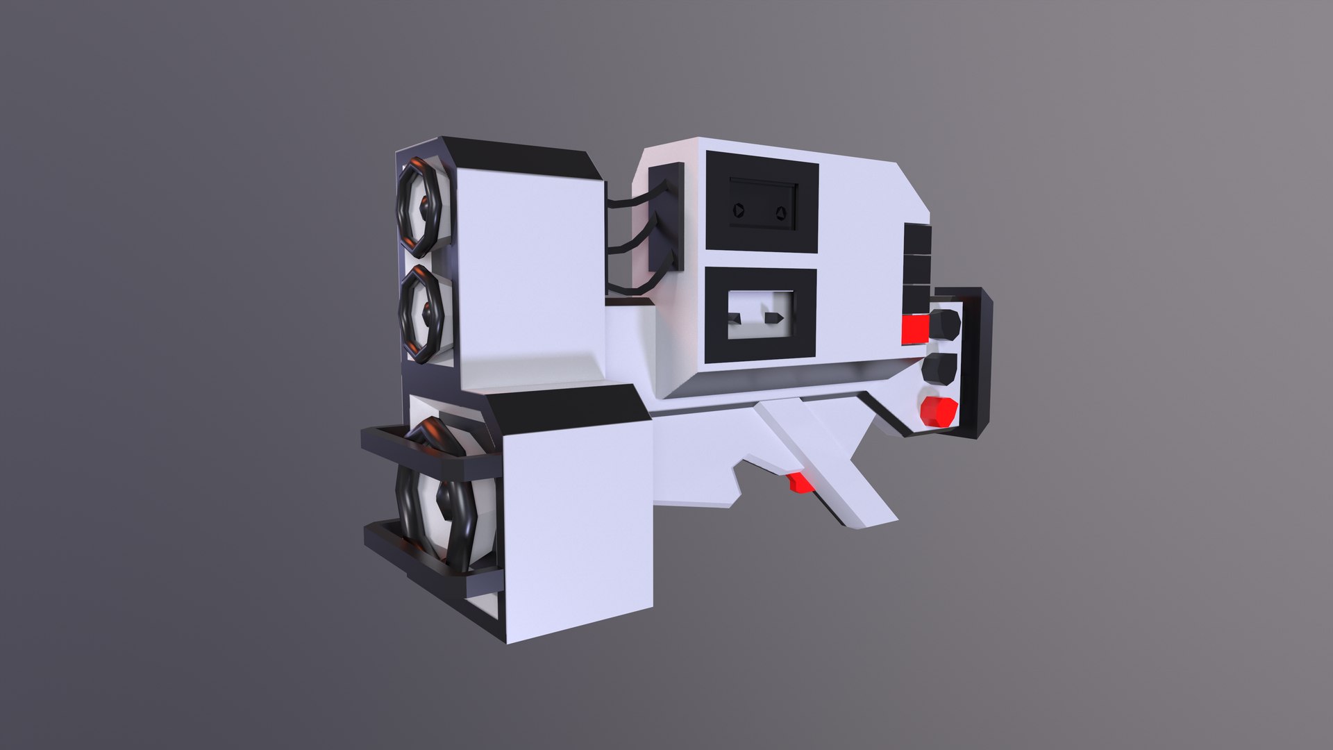 Dubstep Gun Sci Fi Game Ready Low Poly Pbr 3D Model - TurboSquid 1785133