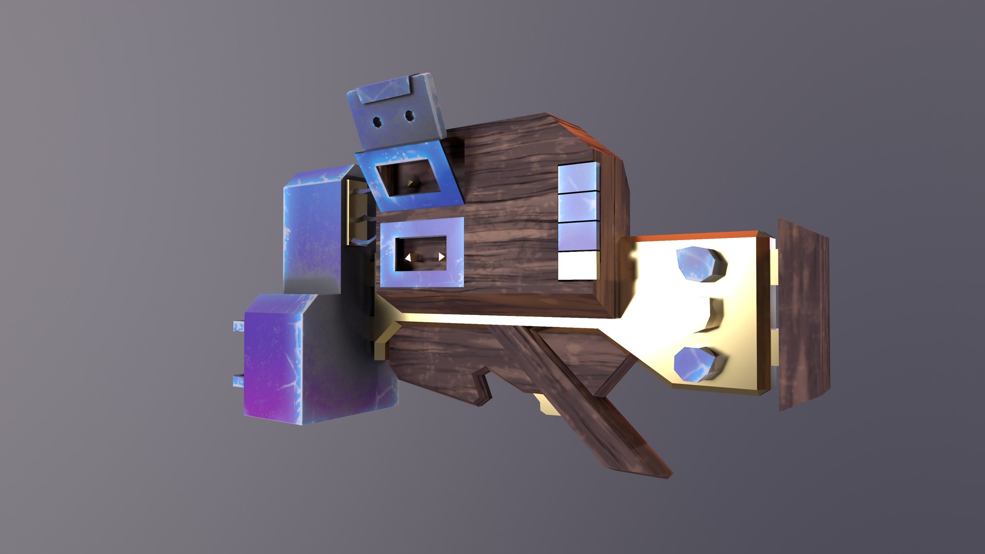 Dubstep Gun Sci Fi Game Ready Low Poly Pbr 3D Model - TurboSquid 1785133