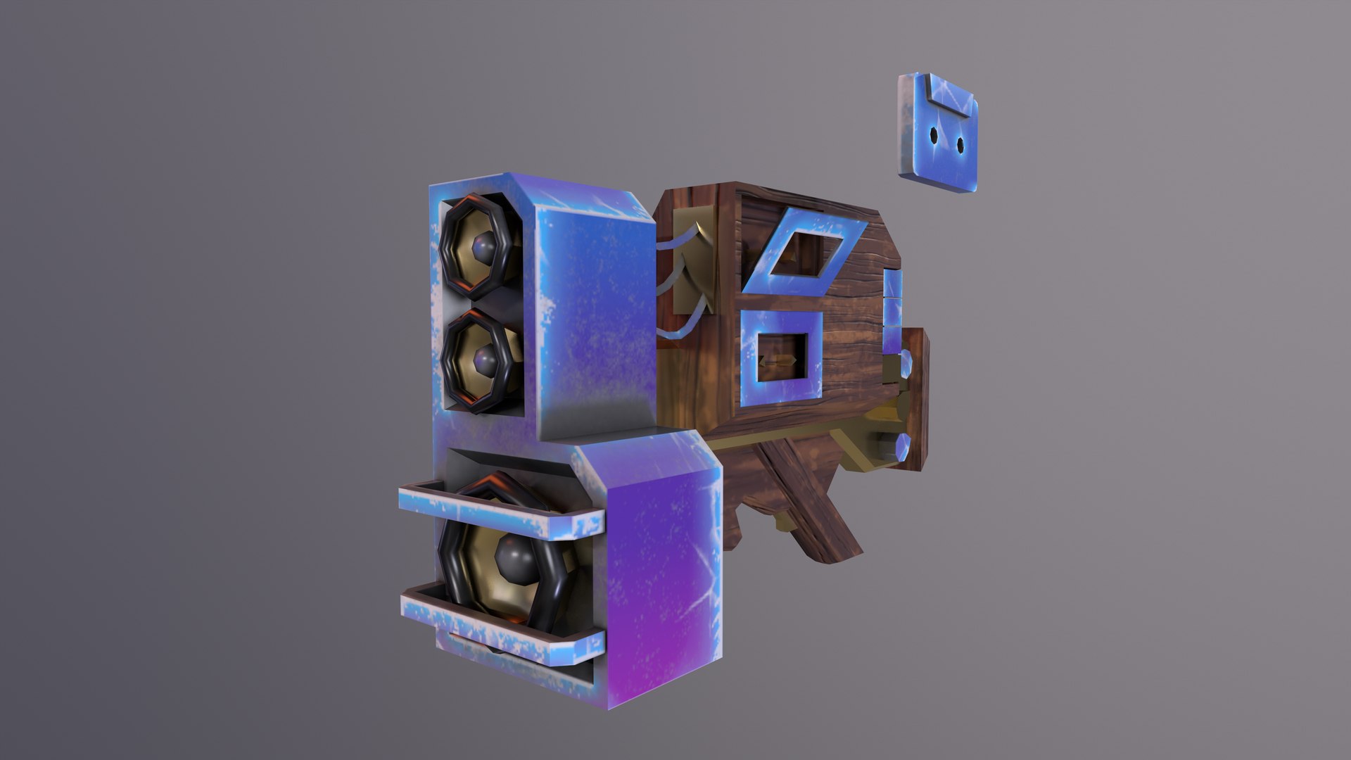 Dubstep Gun Sci Fi Game Ready Low Poly Pbr 3D Model - TurboSquid 1785133