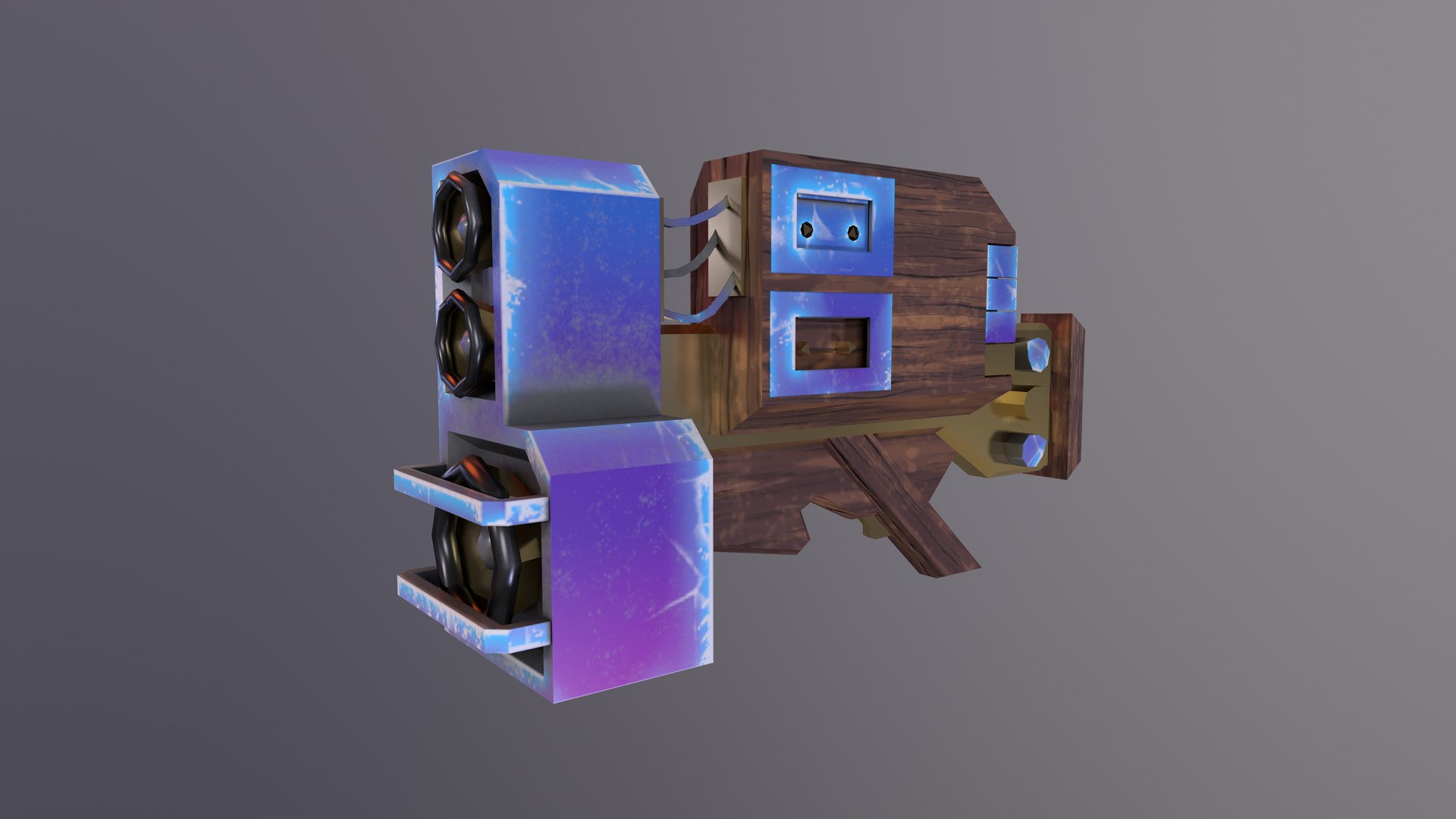 Dubstep Gun Sci Fi Game Ready Low Poly Pbr 3D Model - TurboSquid 1785133