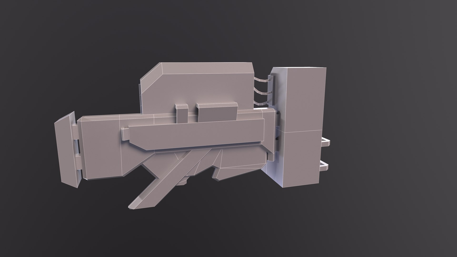 Dubstep Gun Sci Fi Game Ready Low Poly Pbr 3D Model - TurboSquid 1785133