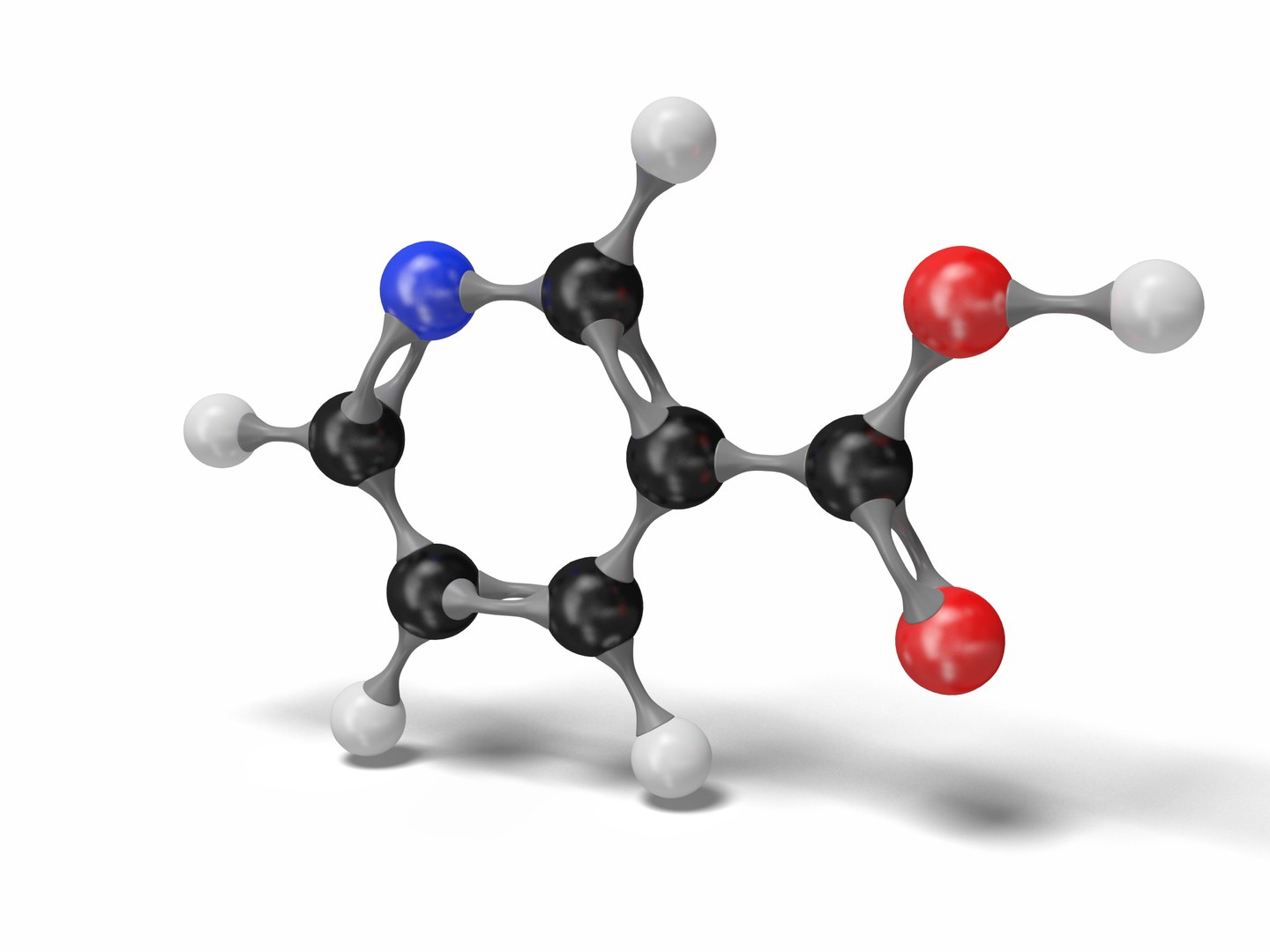 Niacin C6h5no2 Modeled 3D Model - TurboSquid 1543585