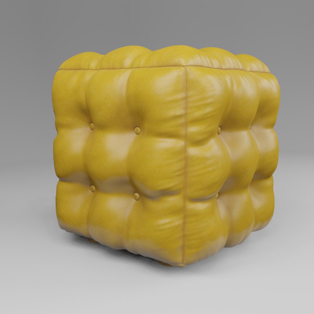 Pouf 3D Model - TurboSquid 1956743