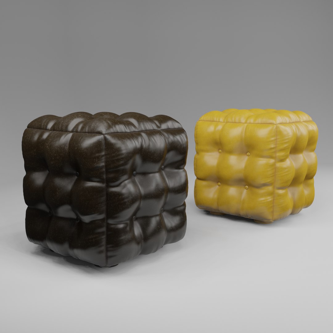 Pouf 3D Model - TurboSquid 1956743