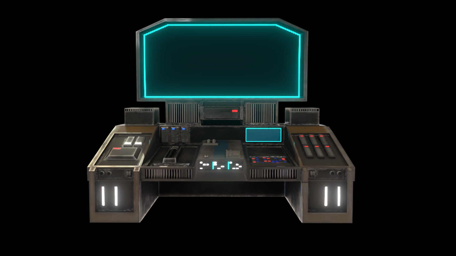 3D Data Terminal SciFi Computer Model - TurboSquid 2351760