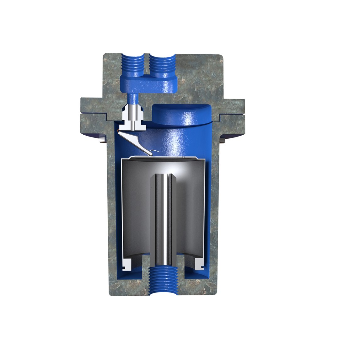 Inverted Bucket Steam Trap 3D Model - TurboSquid 1854099