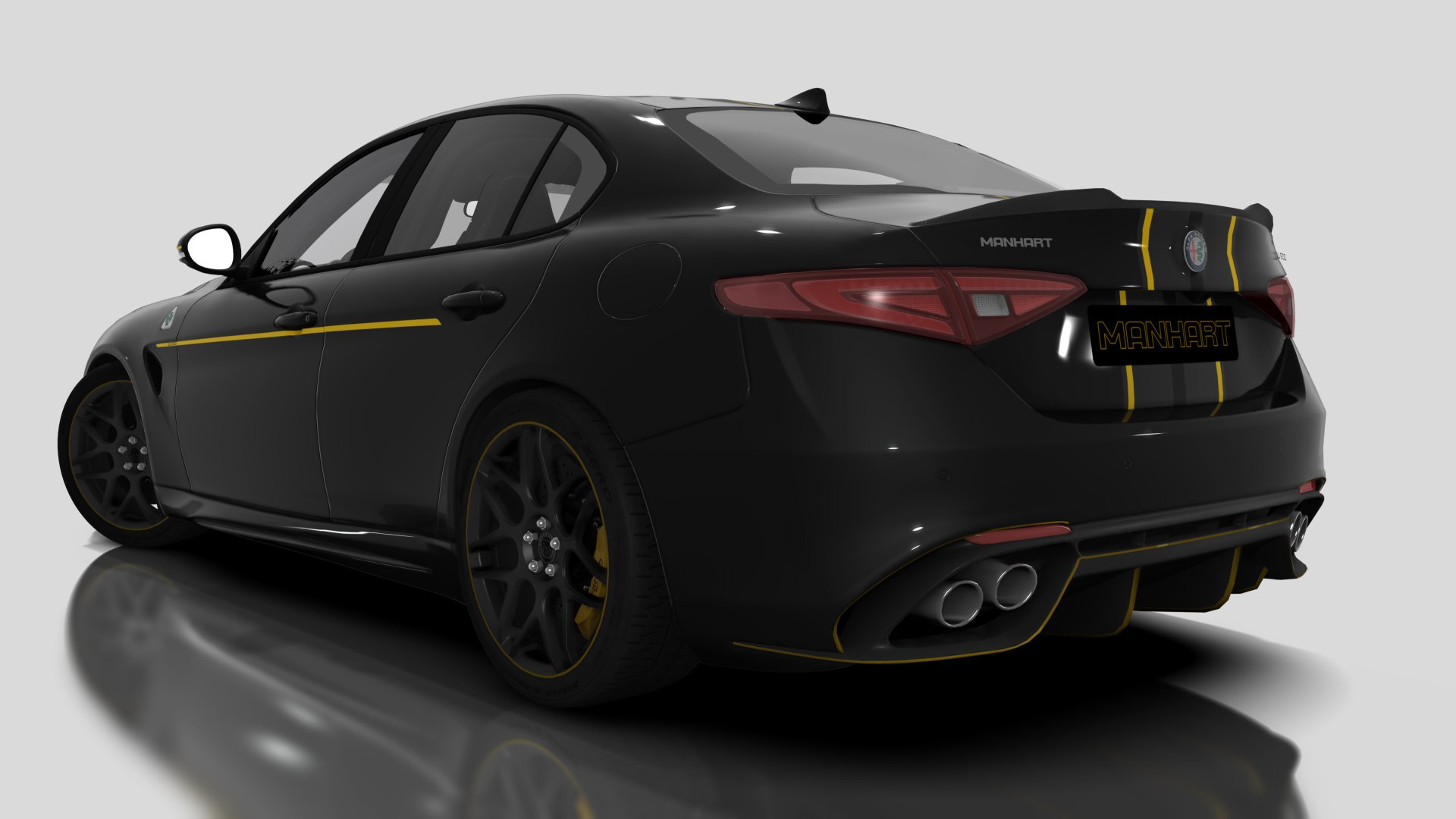 3D Alfa Romeo Giulia Quadrifoglio Manhart QV600 - TurboSquid 2404462