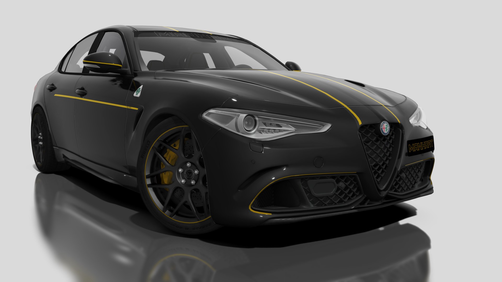 3D Alfa Romeo Giulia Quadrifoglio Manhart QV600 - TurboSquid 2404462
