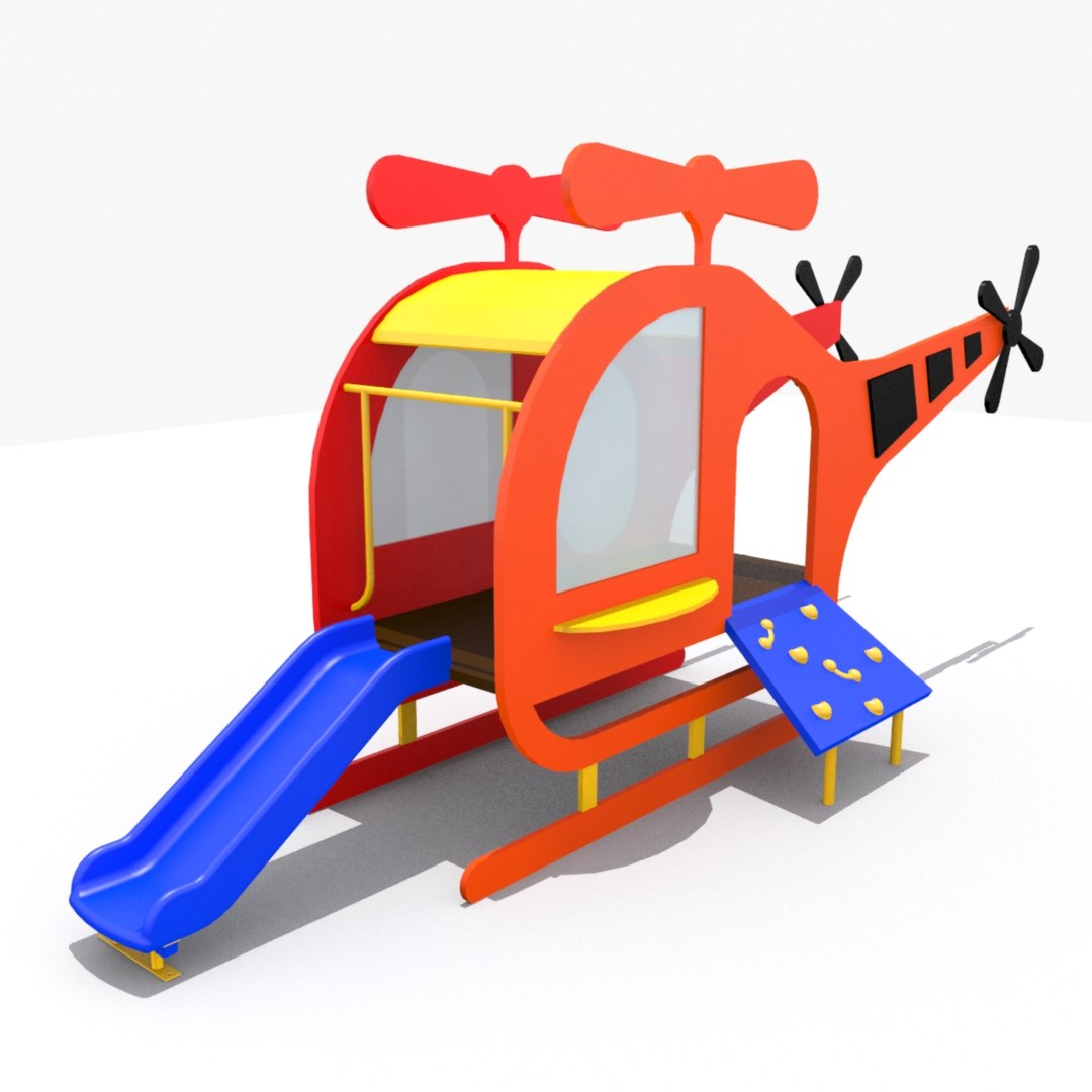 Helicopter Playground model - TurboSquid 1779222