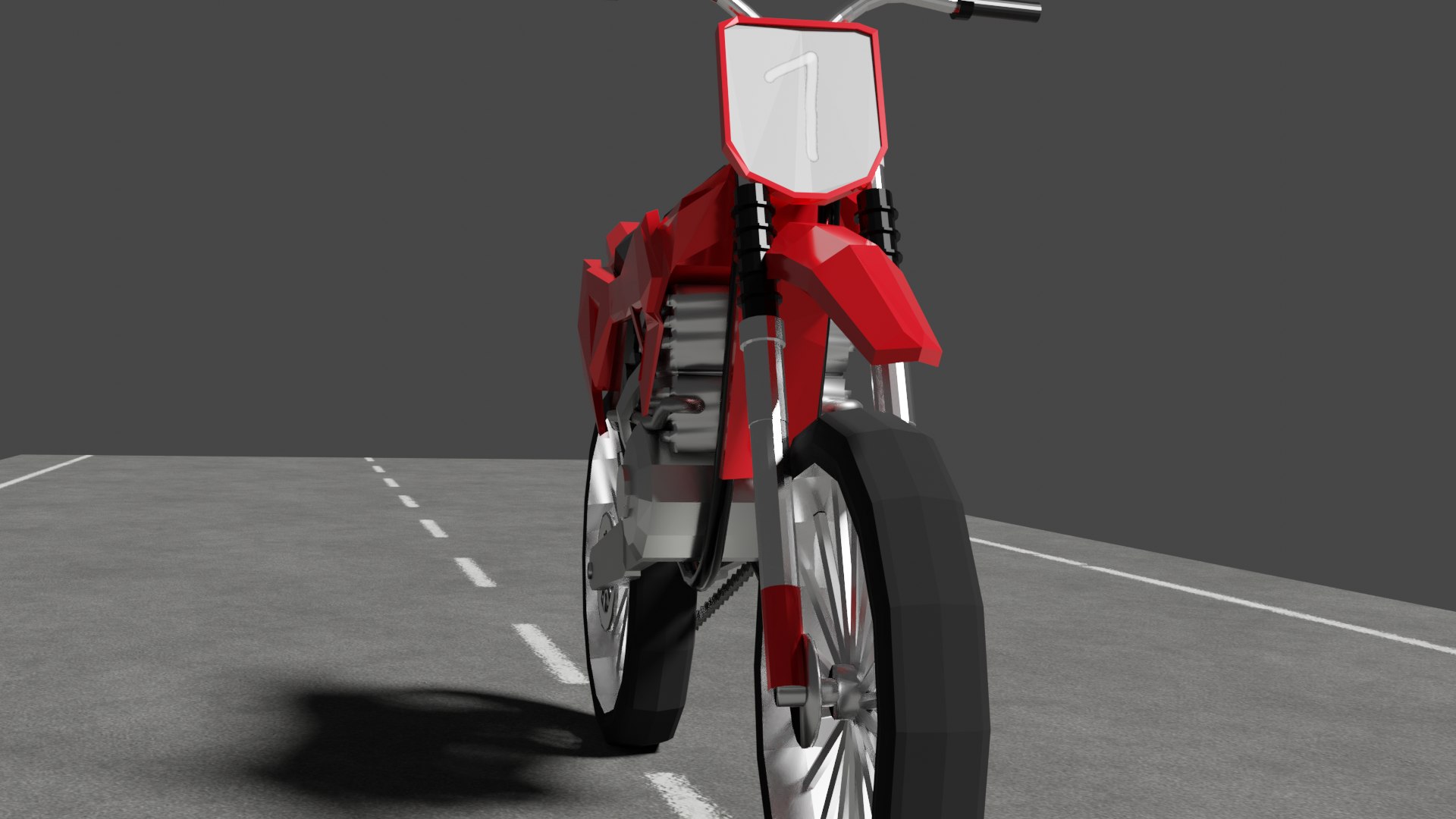 3D model motorcycle cross blend FBX - TurboSquid 1912090