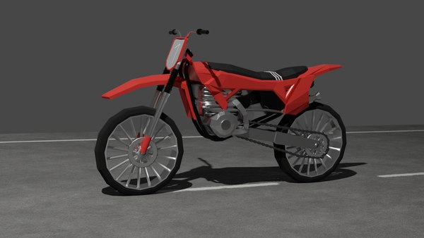 3D model motorcycle cross blend FBX - TurboSquid 1912090