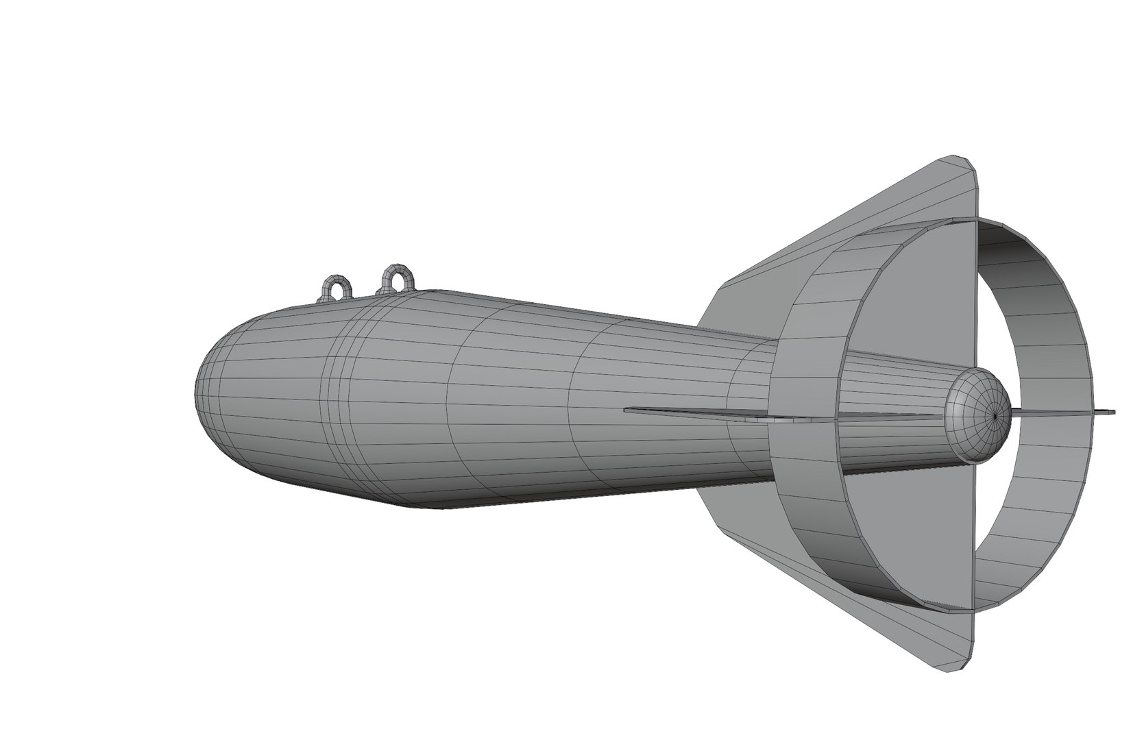 FAB500-M62 Soviet Russian Aircraft Bomb Game Ready PBR Model 3D ...