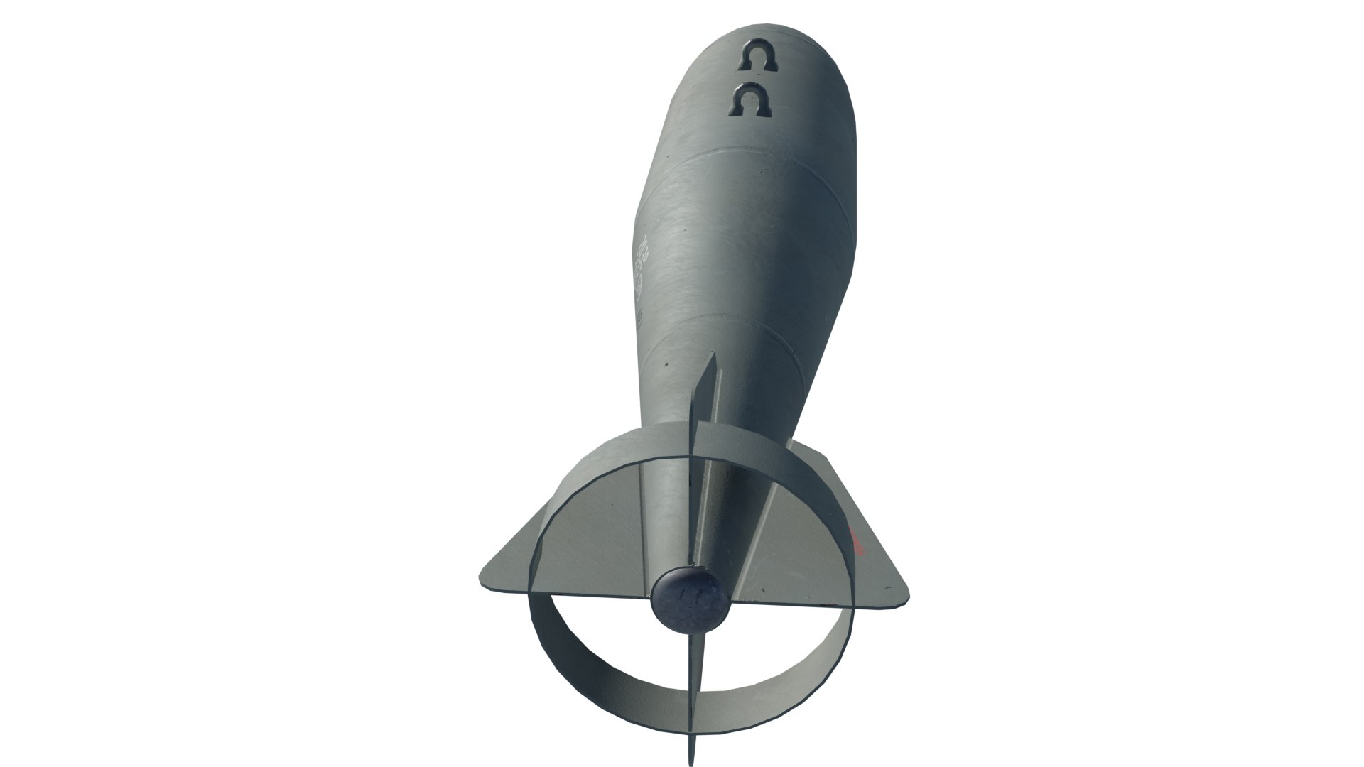 FAB500-M62 Soviet Russian Aircraft Bomb Game Ready PBR Model 3D ...