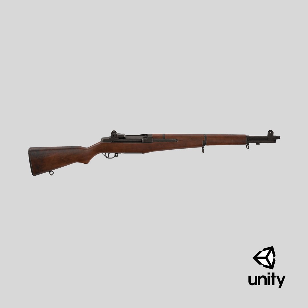 m1 garand wwii - 3d model