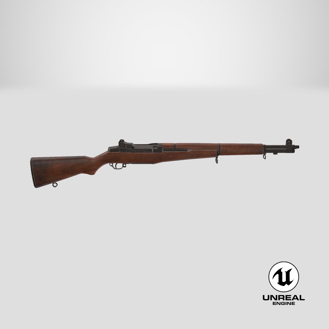 m1 garand wwii - 3d model