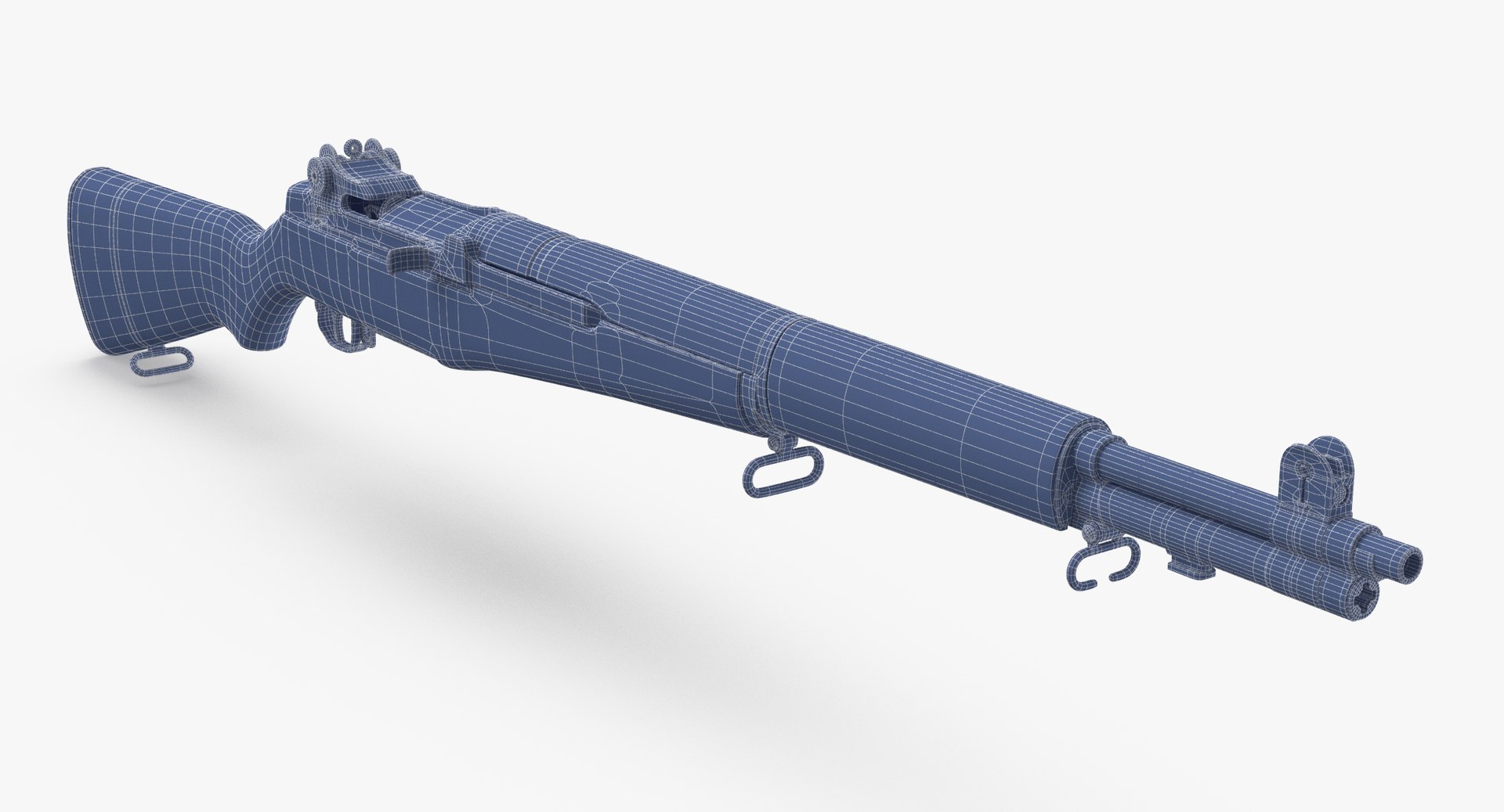 M1 Garand Wwii - 3d Model