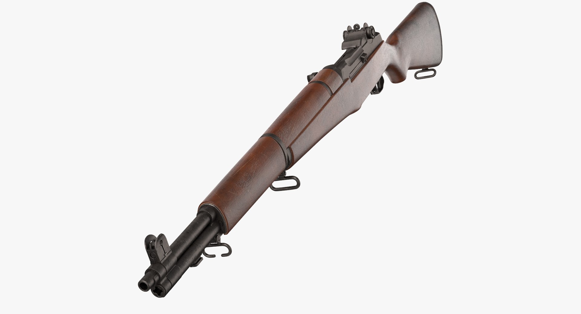 m1 garand wwii - 3d model