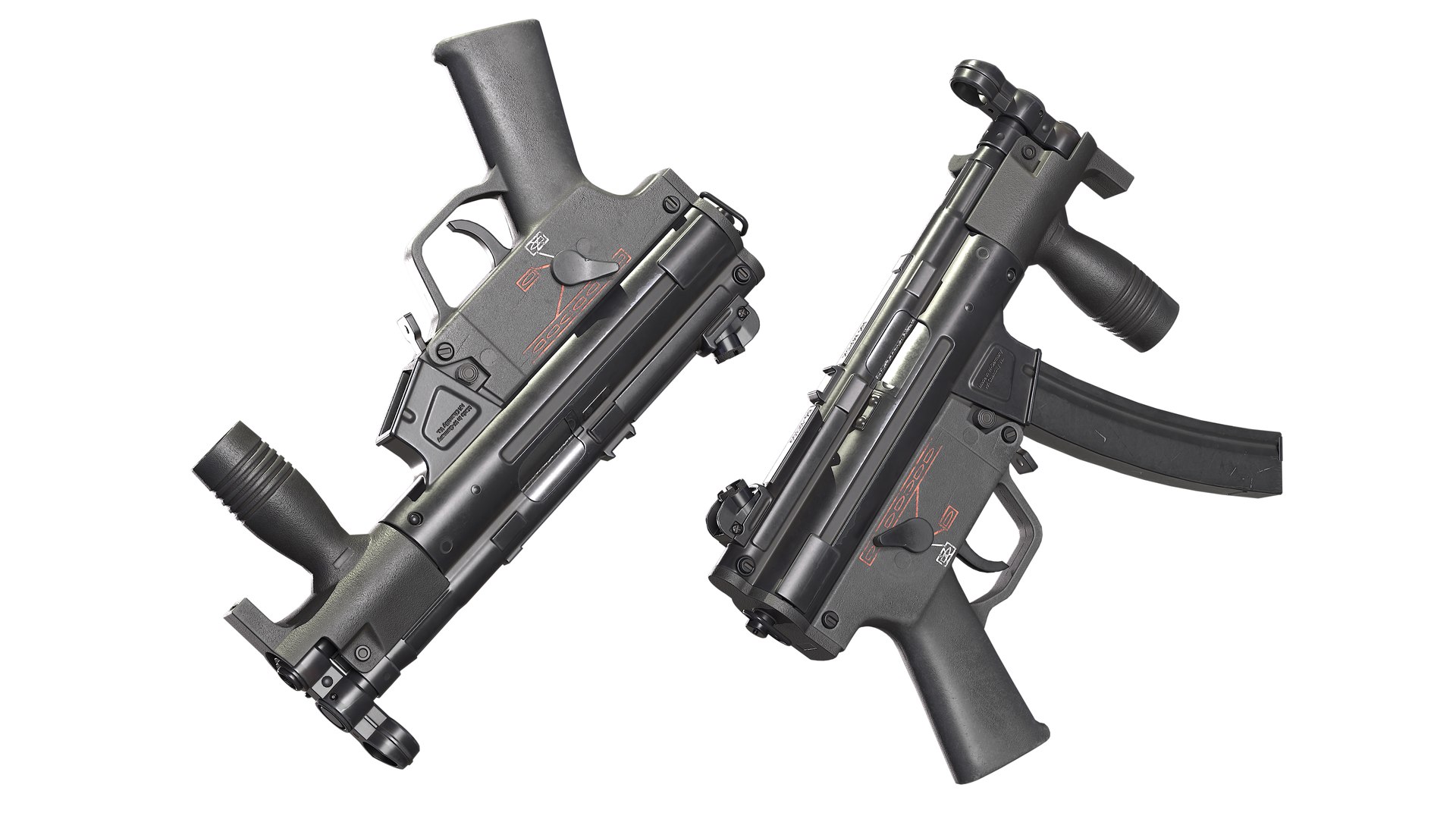 MP5k submachine gun 3D model - TurboSquid 2013830