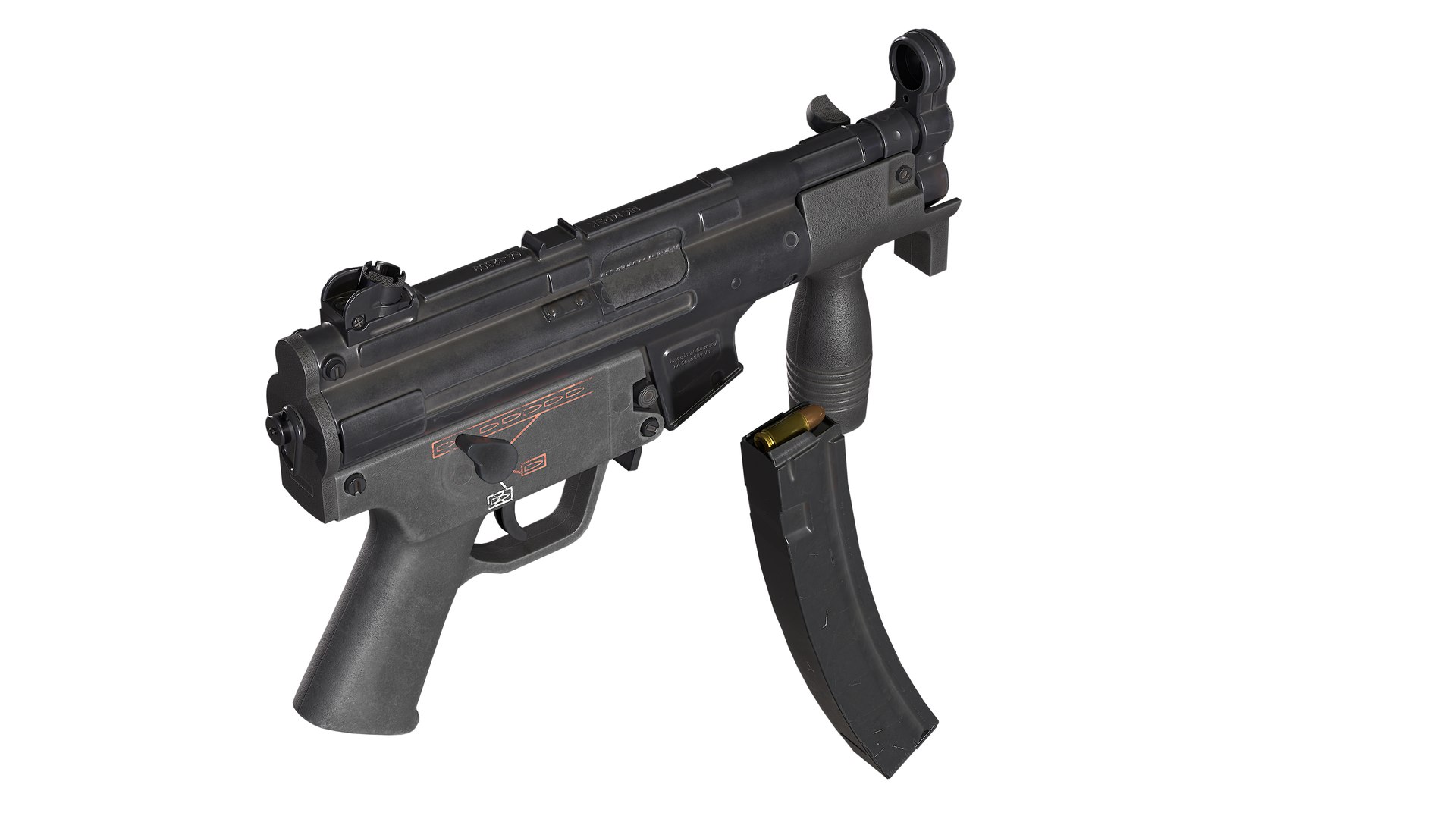 MP5k Submachine Gun 3D Model - TurboSquid 2013830