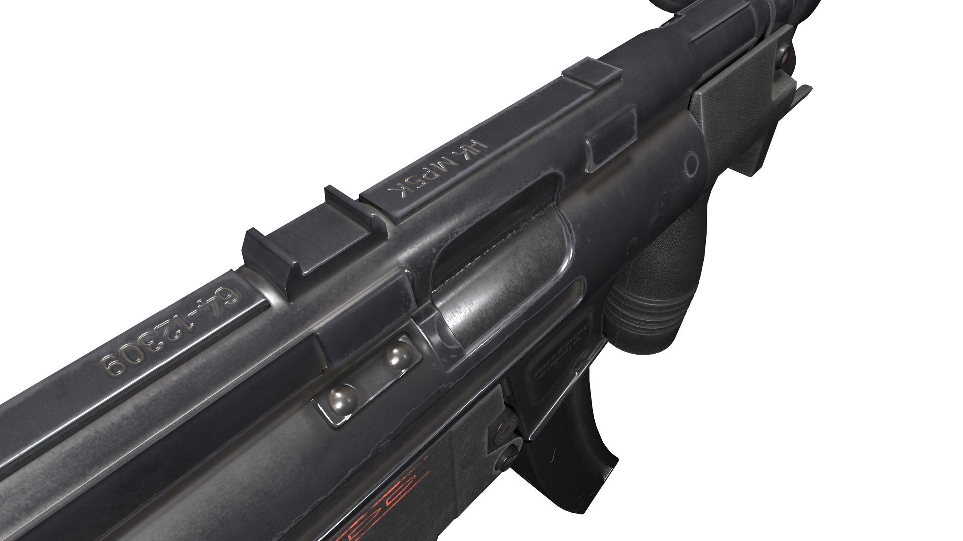 MP5k Submachine Gun 3D Model - TurboSquid 2013830