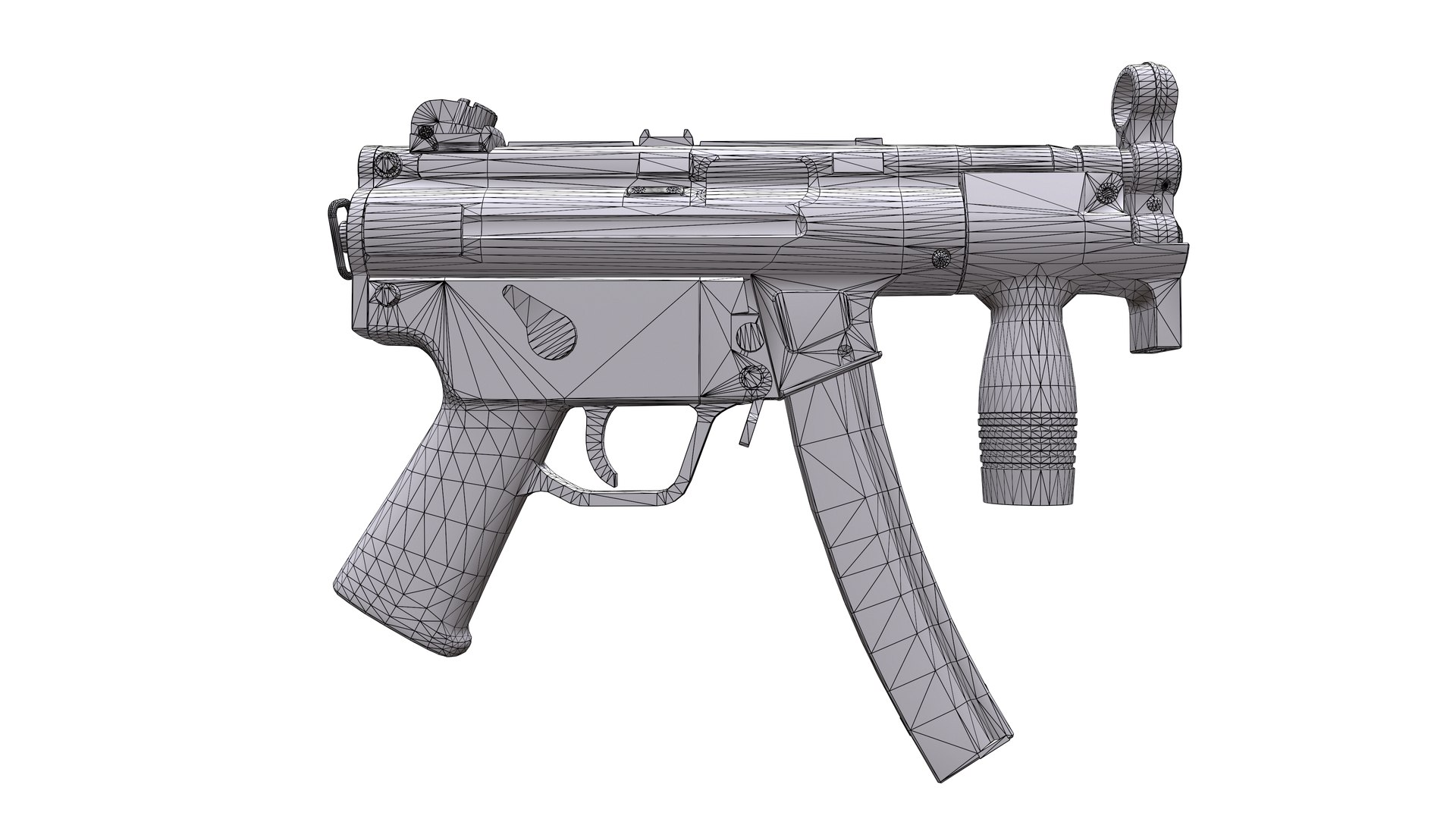 MP5k Submachine Gun 3D Model - TurboSquid 2013830