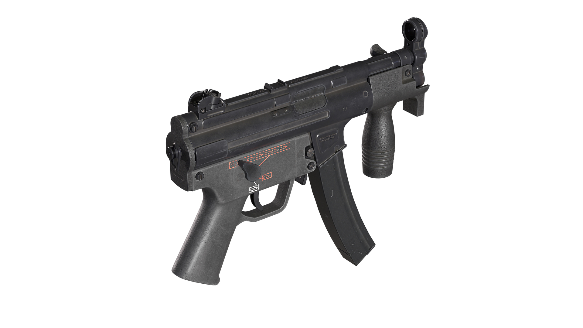 MP5k submachine gun 3D model - TurboSquid 2013830