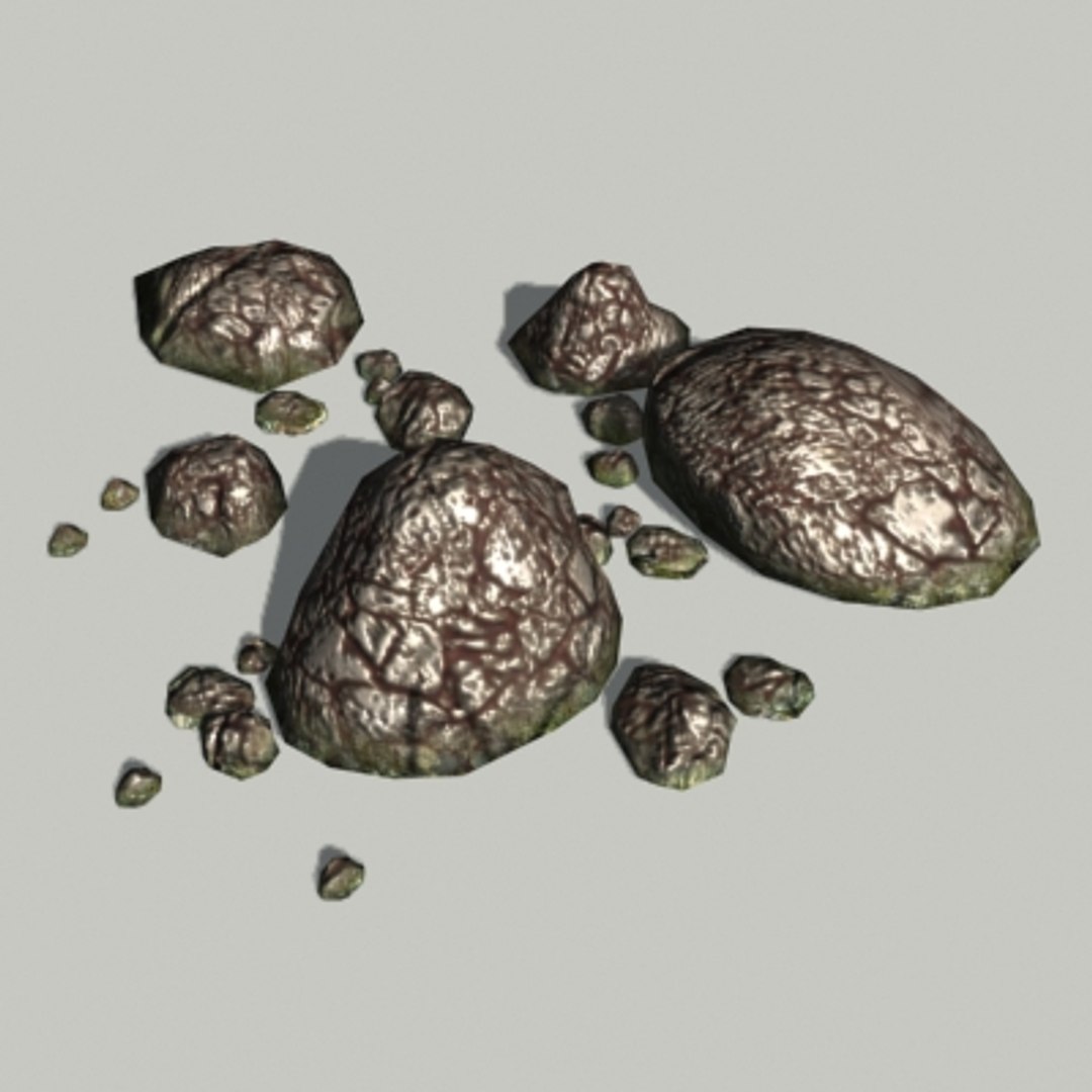 Stones Ore 3d Model