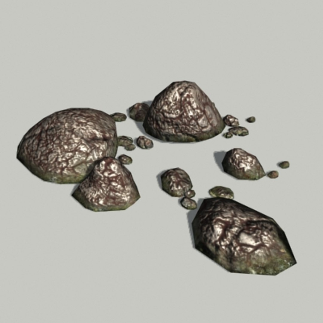 Stones Ore 3d Model